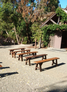Timber Benches Melbourne | Country Charm Event Hire