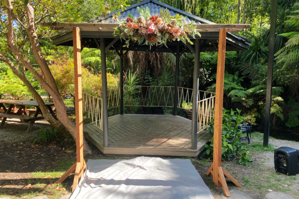 Rustic Ladder Arbour | Country Charm Event Hire