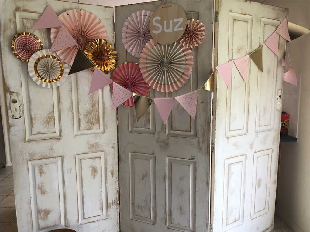 Rustic Door Backdrop Hire - Country Charm Event Hire