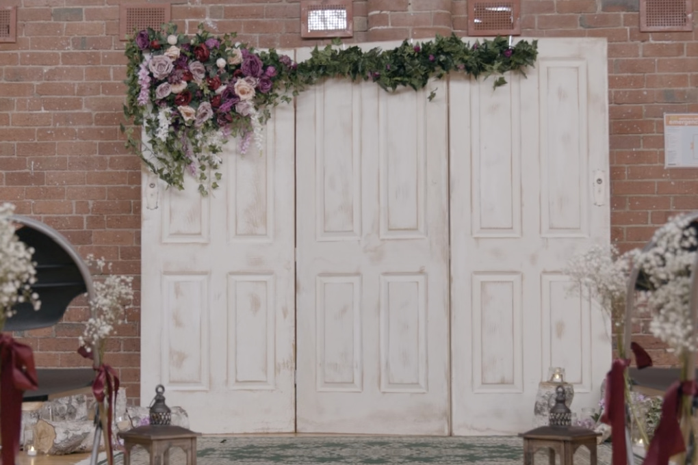 Rustic Door Backdrop Hire - Country Charm Event Hire
