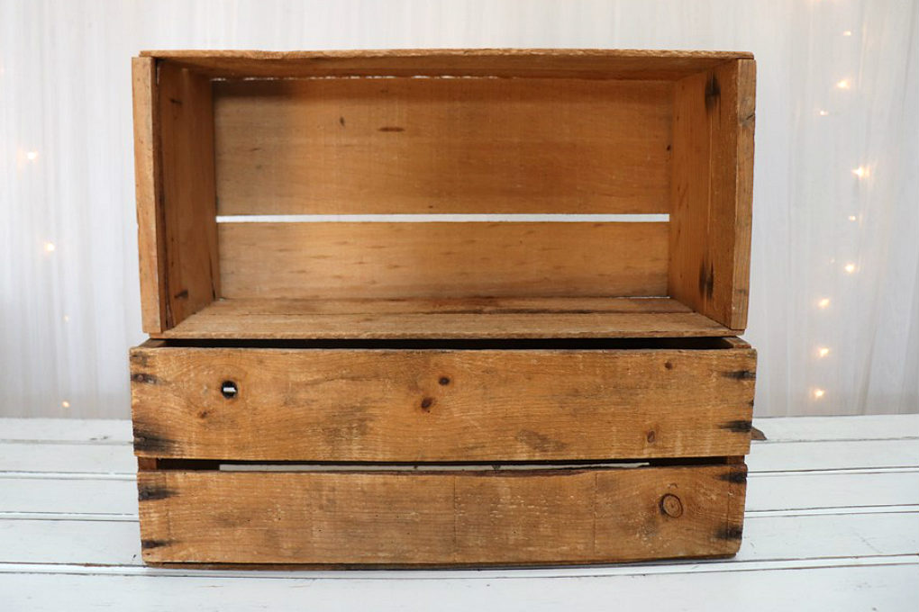 Hire Wooden Fruit Box - Melbourne | Country Charm Event Hire