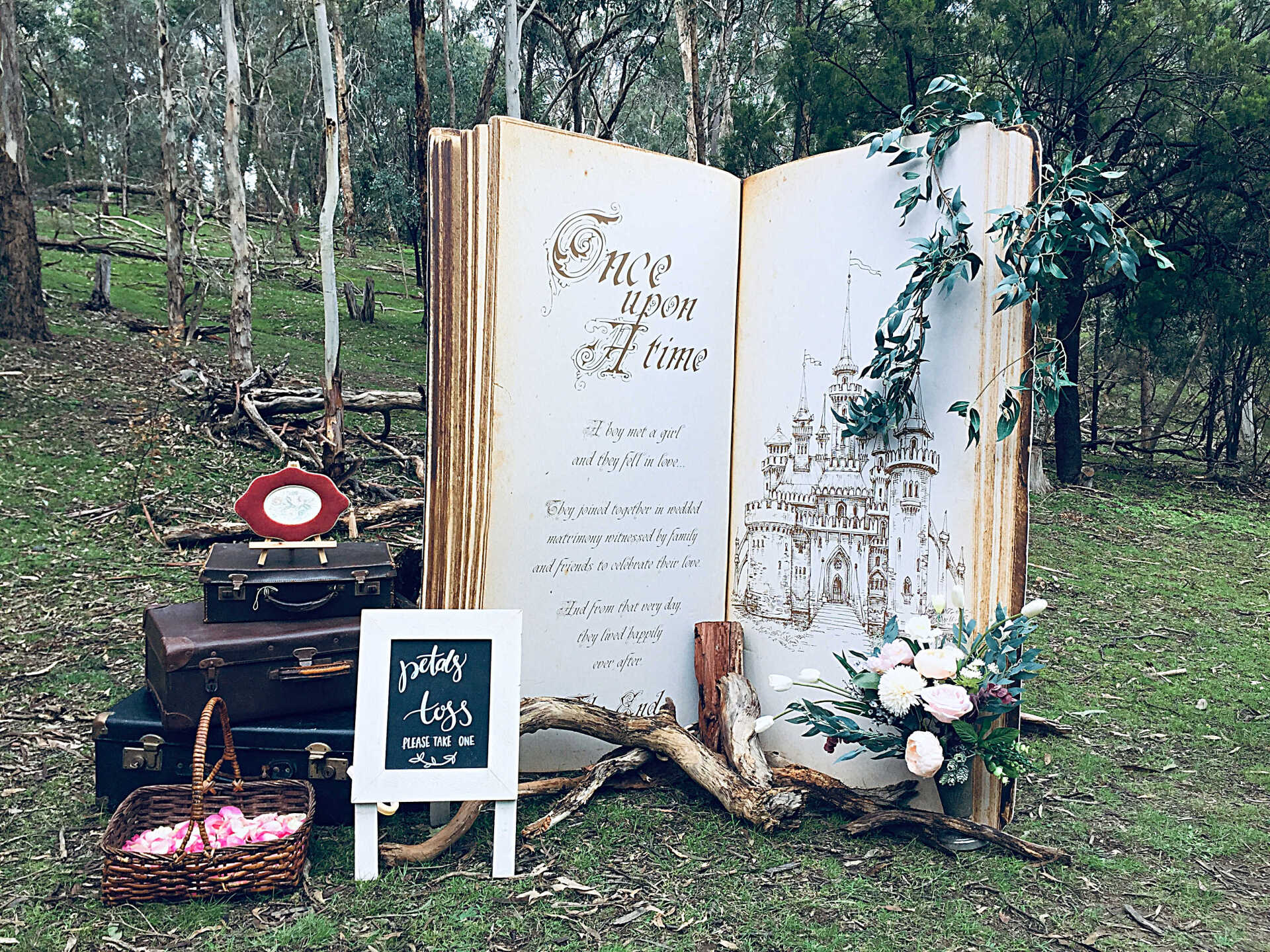 Giant Life-Size Fairy Tale Book | Country Charm Event Hire