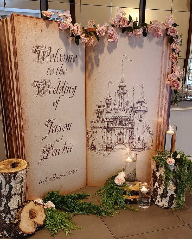 Giant Personalised Fairy Tale Book | Country Charm Event Hire