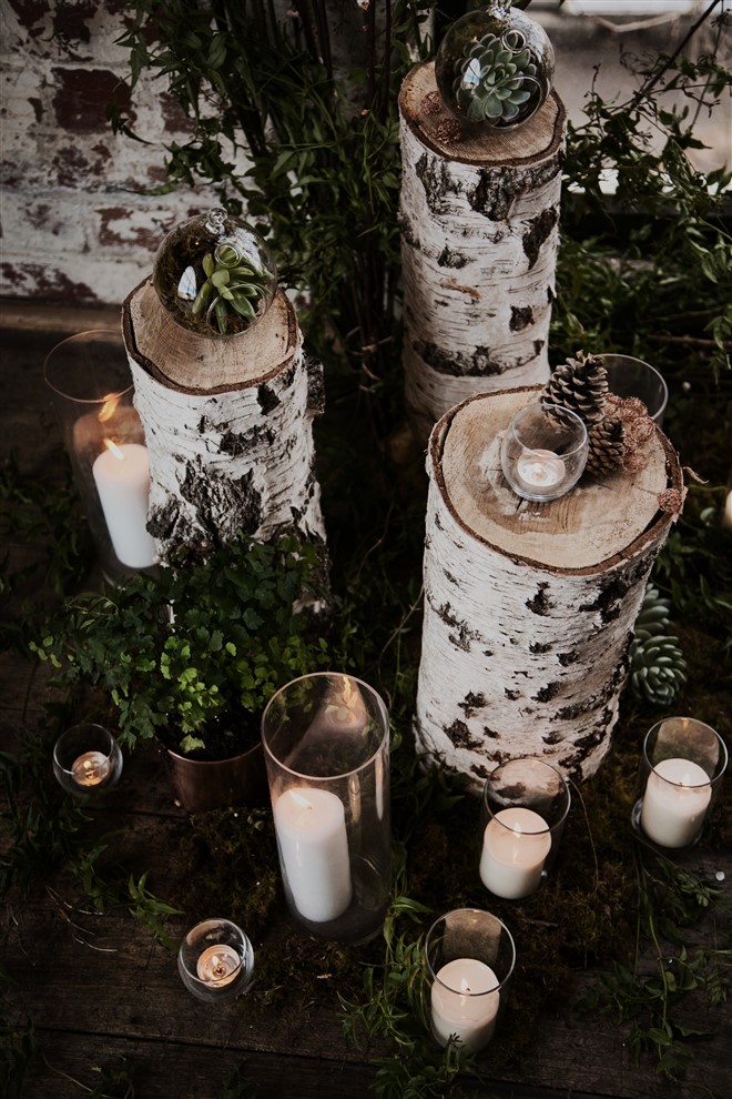 Large Wooden Stumps | Country Charm Event Hire