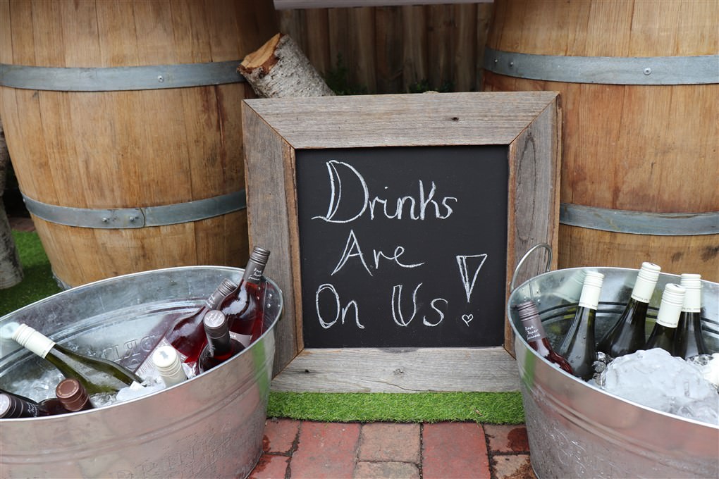 Small Rustic Frame Blackboard - Country Charm Event Hire