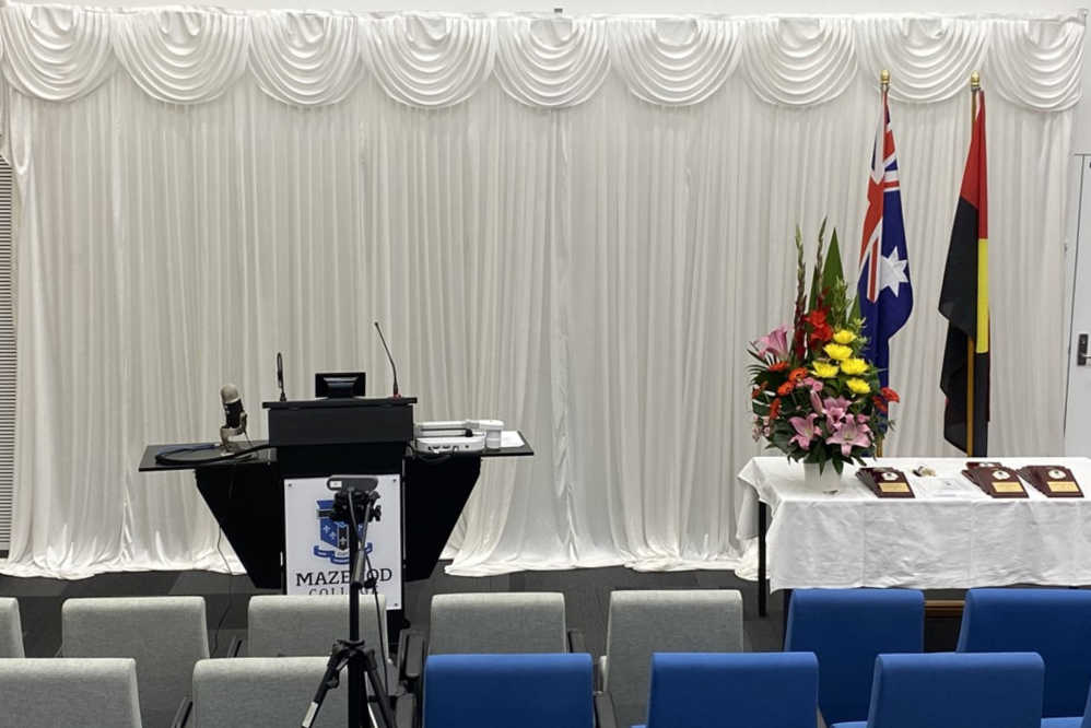 6m White Silk Curtain Backdrop | Country Charm Event Hire