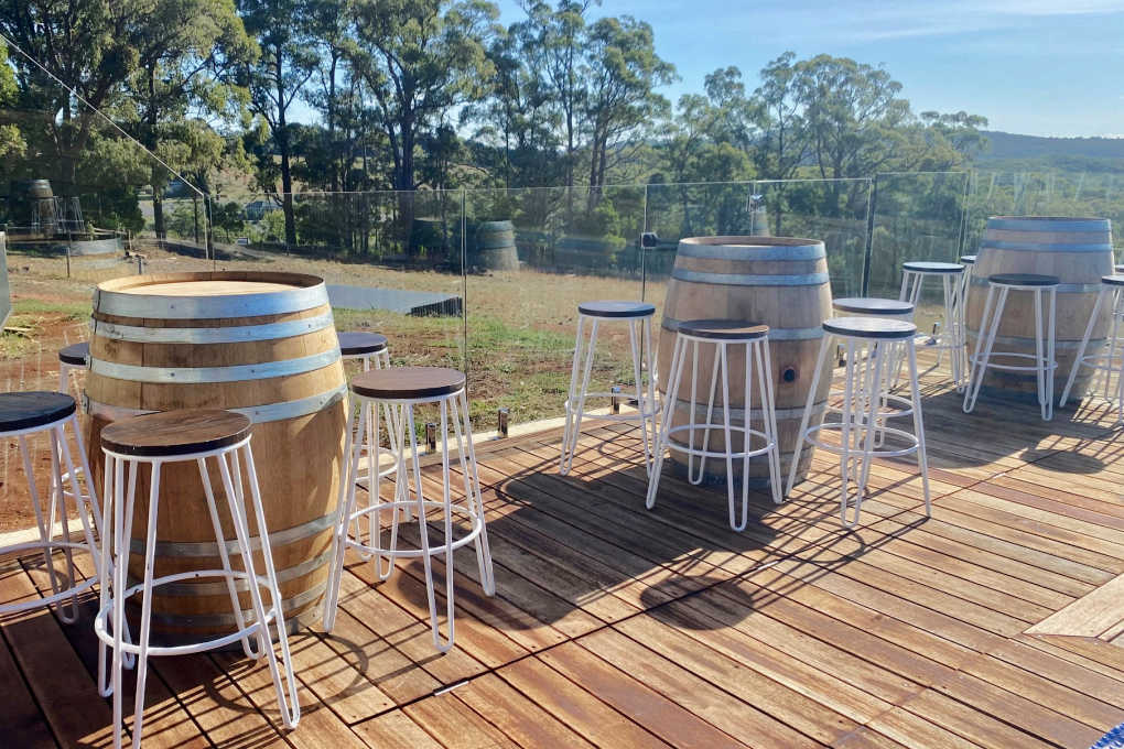 Wine Barrel & Stool Party Package | Country Charm Event Hire