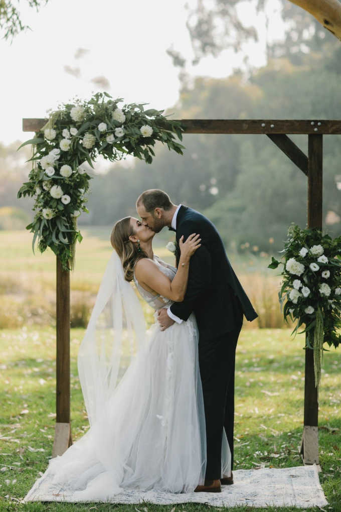 Rustic Timber Arbour - Melbourne | Country Charm Event Hire