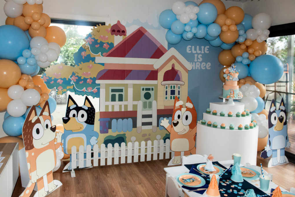 Bluey House Backdrop Set | Country Charm Event Hire
