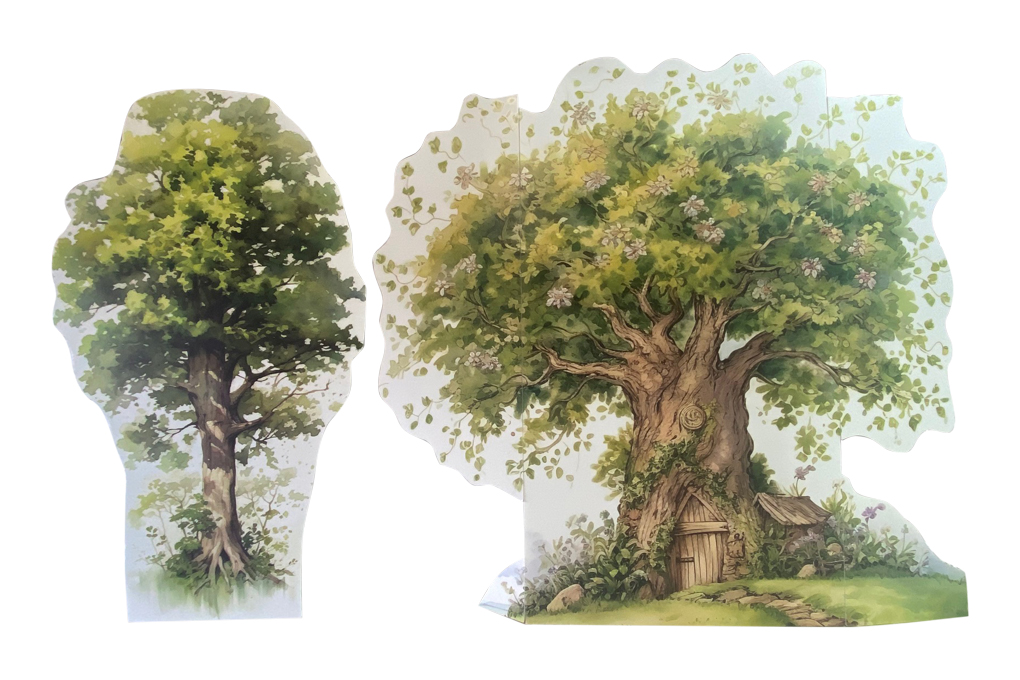 Vintage Tree Lifesize Backdrop | Country Charm Event Hire